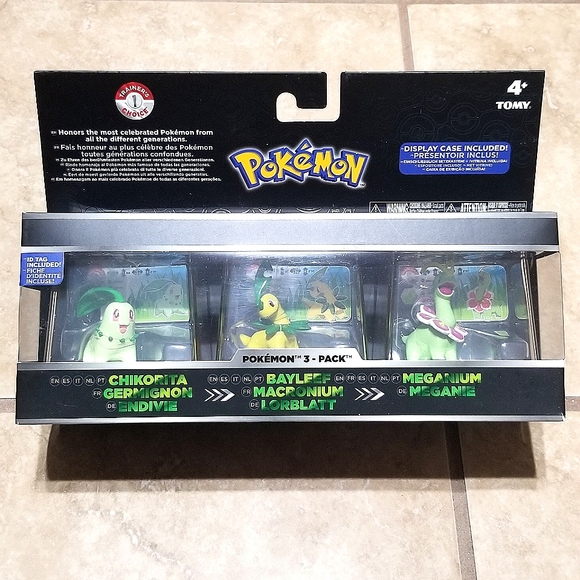 Pokemon | Toys | Tomy Pokemon Trainers Choice Collectable 3 Pack ...
